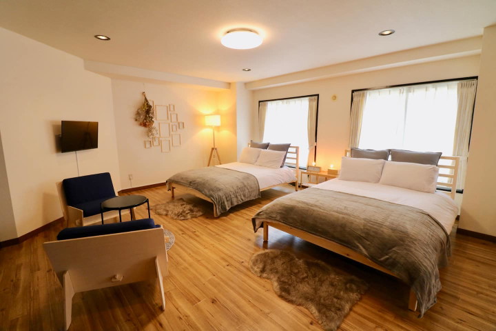 2-minute Walk From Susuki And Tanukikoji / Ogisaka Minami Sanjo Building (Om), Room Om601 / Up To 4 Guests / Modern Room - Sapporo