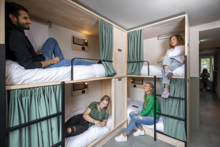 Bed In Unisex Dorm. - Amsterdam