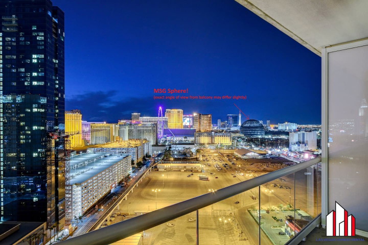 Elegant 1br | Full Kitchen + Strip & Sphere Views - Las Vegas Strip, NV