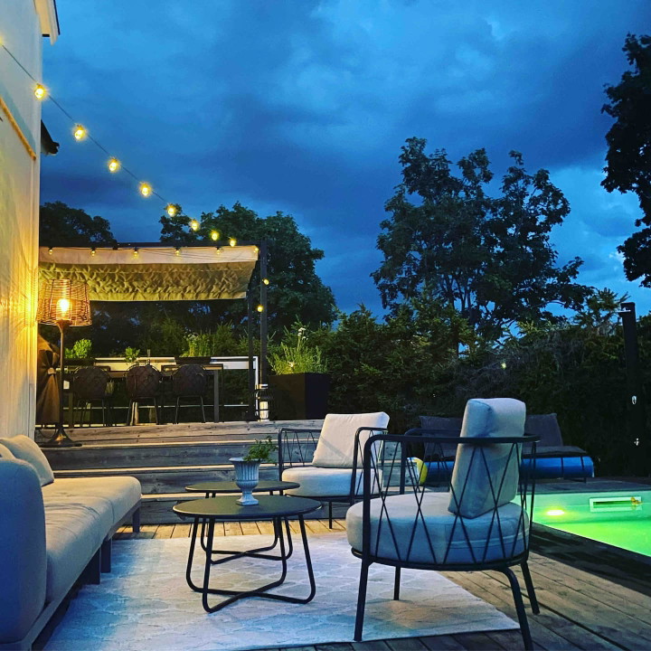 Centrally Located Modern House Pool, Barbecue, Pizza Oven & Sauna - Uppsala