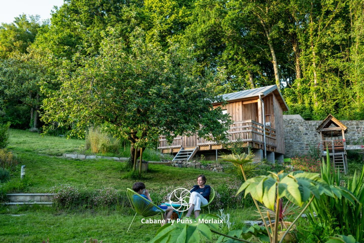 Cabane éCoresponsable Ty Puñs-jardin-centre-ville - Morlaix