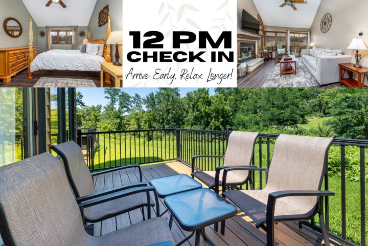 Fireplace | Pool Access | Private Deck | Peaceful - Illinois