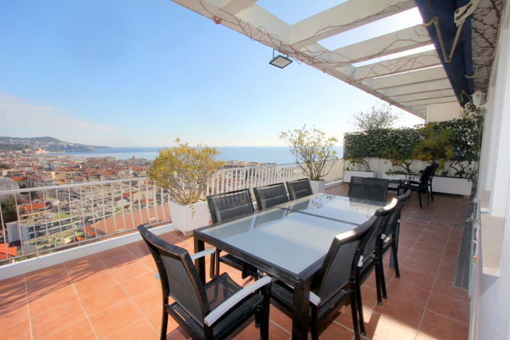 Dachvilla üBer Den Dächern Von Nizza Mit Blick Auf Das Meer 100 M² + 100 M² Terr - Nizza