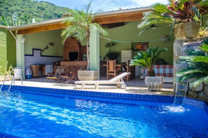 Casa Temporada 3 Suítes Ar Condicionado Piscina | Aluguel - Ubatuba