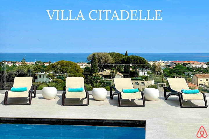 Panoramic Sea View 6 Br Pool, Spa, Gym & More - French Riviera