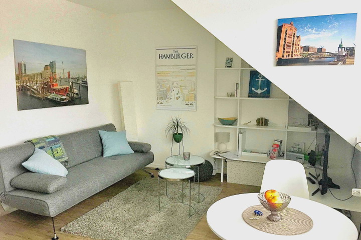 Apartm. Eilbek U1 (Hbf 4 St.)x22/16/zentral, Ruhig - Hamburg