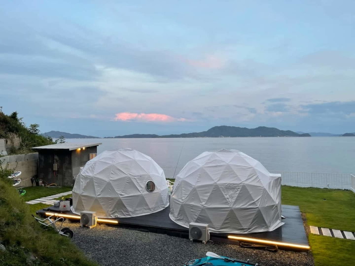 [B Local Sugasugawa] A Secluded Private Space Directly Connected To The Seto Inland Sea In Kurahashi [Unit 2/dome] - Matsuyama