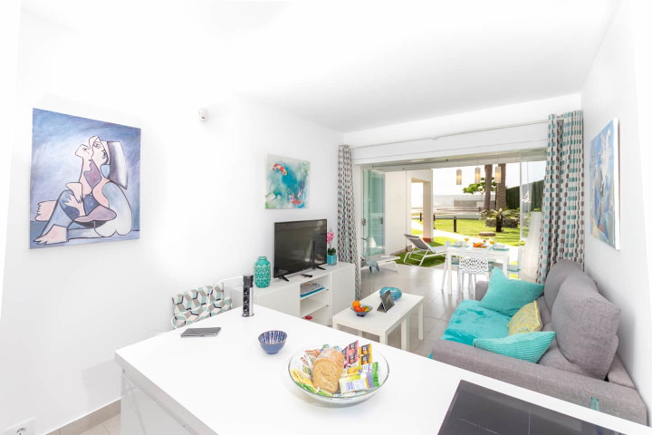 Aida - Strandnahe Erdgeschosswohnung Mit Gartenblick - Maspalomas