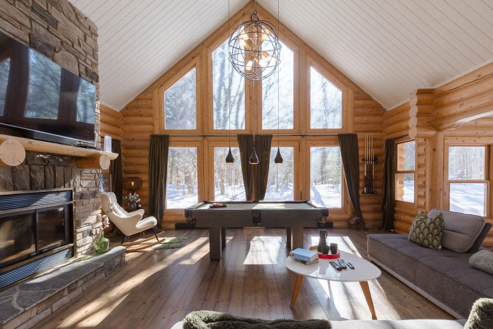 Forest Chalet: Hot Tub, Sauna And Fire Pit - Saint-Sauveur