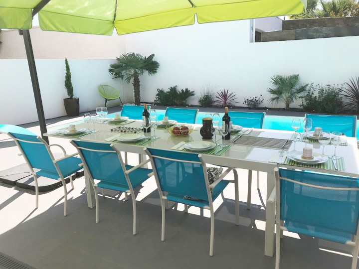 Maison Climatisée Piscine  8 à 10 Pers 800m Plage - Bayonne