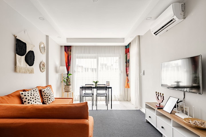 Appartement Lumineux De 2 Chambres En Ville Balcon Wi-fi Rapide. - Antalya
