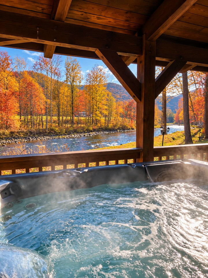 Fall Foliage Cabin | Hot Tub, Firepit & Riverfront - Elkins, WV