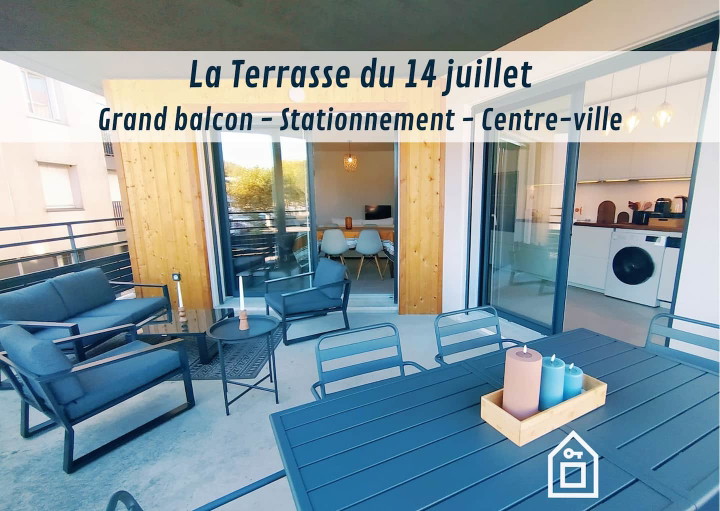 La Terrasse Du 14 Juillet - T2, Spacieux, Parking - Parentis-en-Born