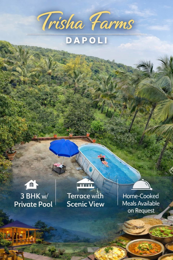 Trisha Farm Dapoli 3bhk Bunglow With Swimming Pool - Dapoli