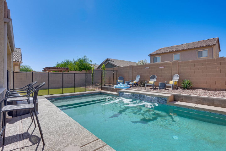 Modern Family Oasis | Pool | Game Room - Maricopa, AZ