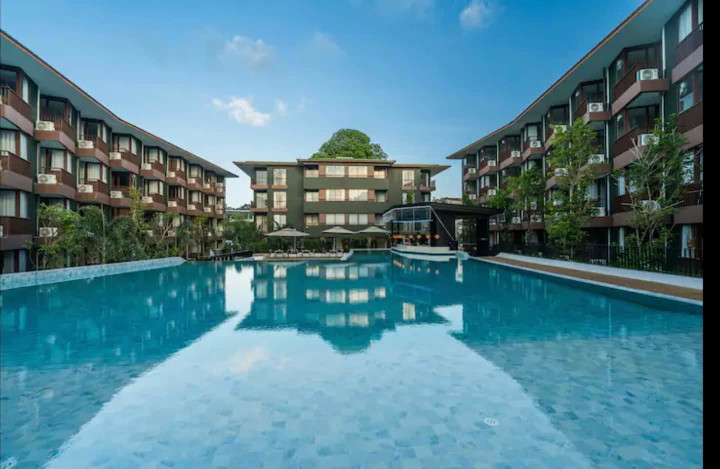 Studio D'hôtel 4*  Vaste Piscine  Salle De Sport  Sauna  Wi-fi Rapide - Ko Samui