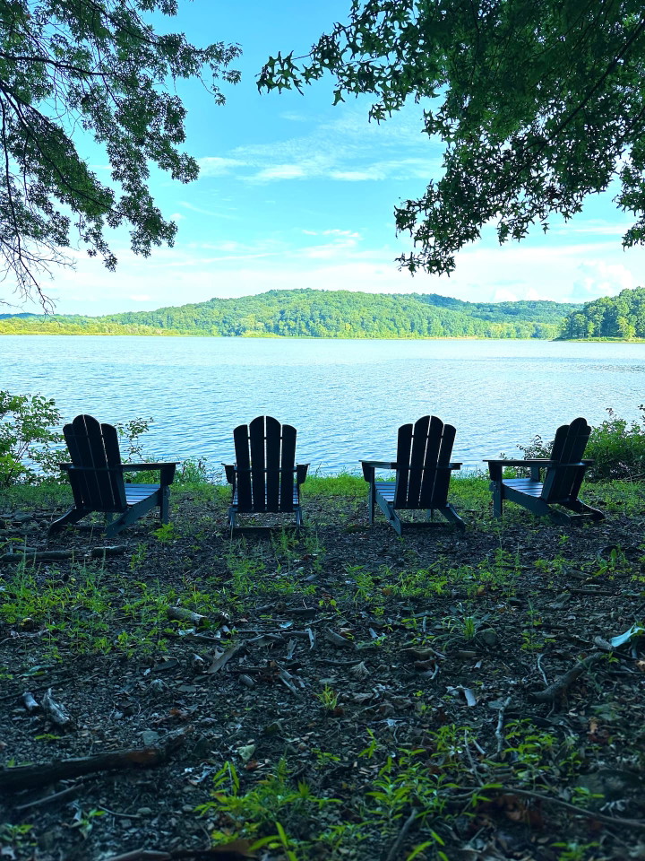 Secluded Waterfront Cabin | Fire Pit, Deck, Views - Brown County, IN