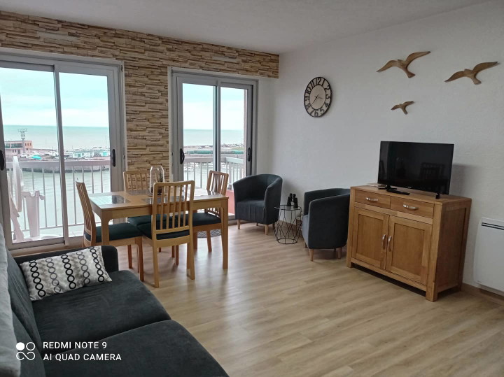 *Chez Bri'gîte* Studio/parking Privé  Vue Port&mer - Le Tréport