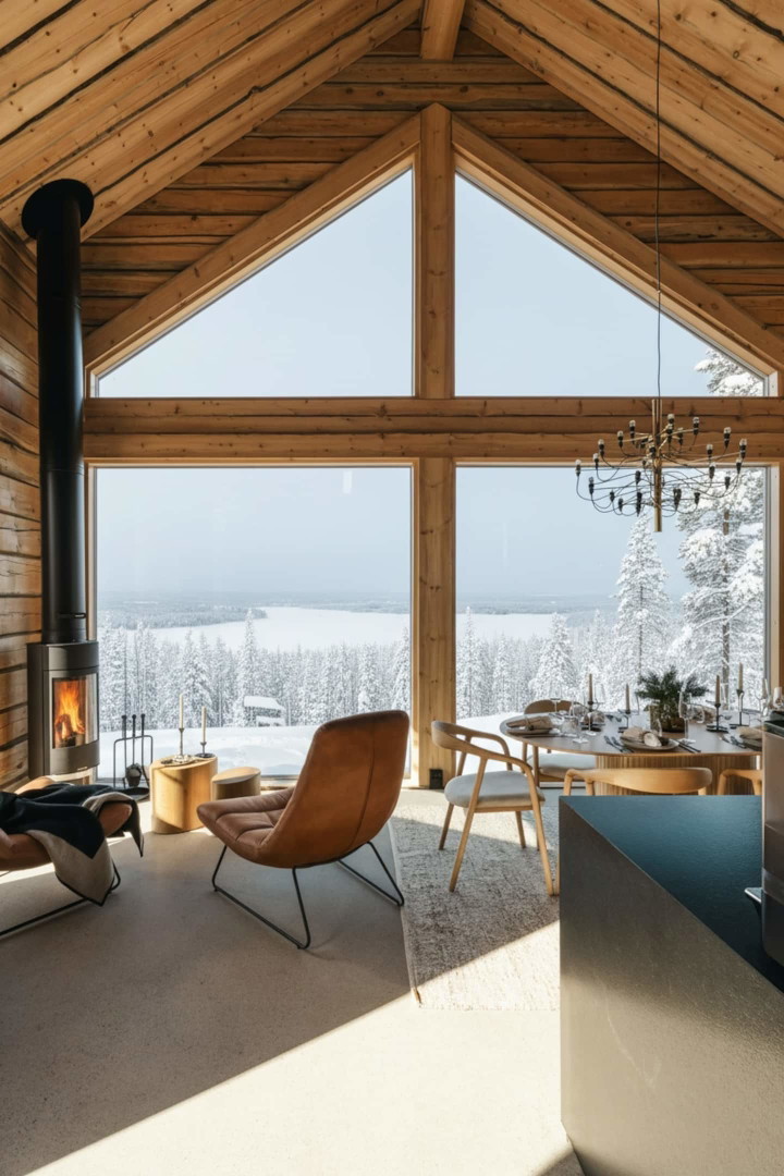 Tähtivaara | Hilltop Log Cabin Sauna Hot Tub - Suomi