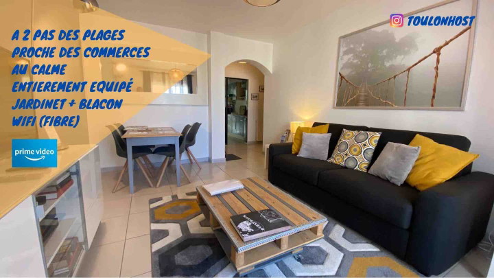 [Toulonhost] Litardi - 1 Bedroom 5mn Beaches A/c - Toulon