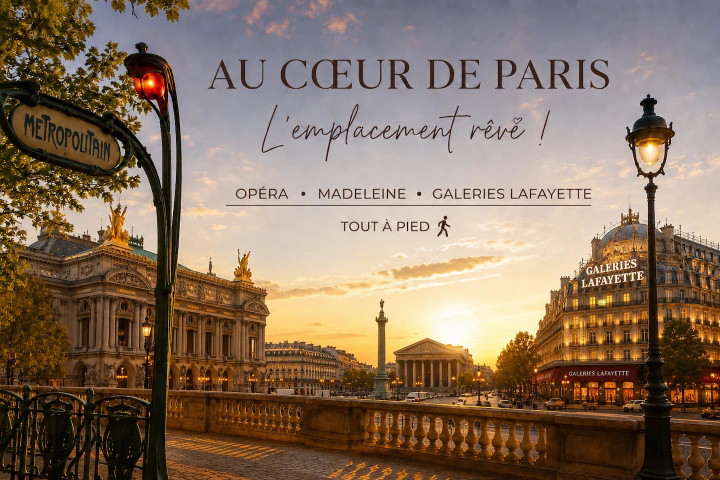 Exceptional 7br Opéra, Madeleine & Galeries - Saint-Ouen