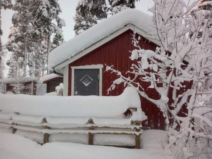 Kleine Hütte In Der Wildnis Nordschwedens - Sorsele