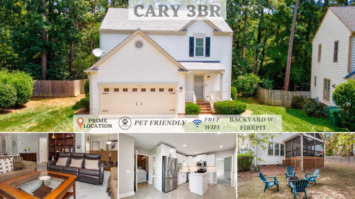 Prime Location, Close To Everything, Fresh Market, Downtown Cary, Bond Park - Cary, NC