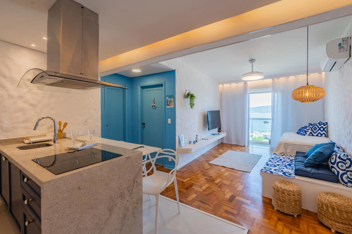 Apartamento Beira Mar Design Grego - Santos State