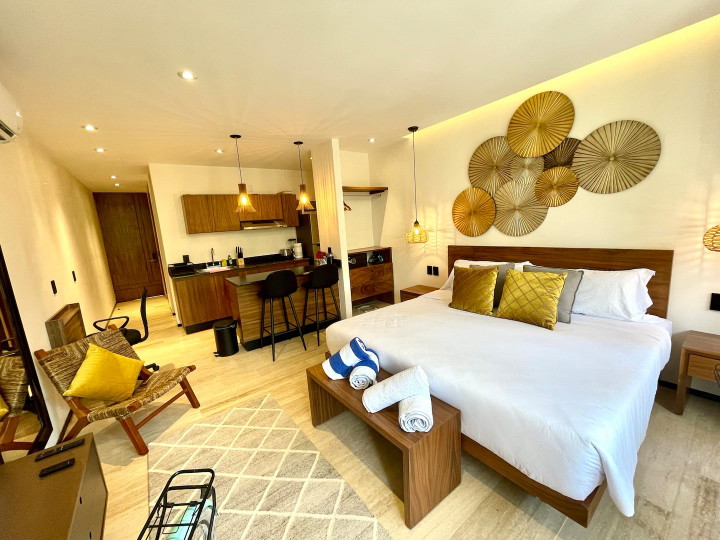 Swim Up Pool Beachclub Gym 2 Bikes* 700mwifi - Tulum