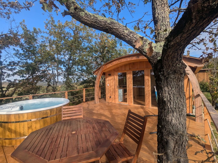 Cabane 4 Saisons Avec Jacuzzi - Lavelanet