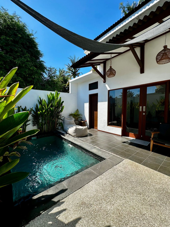Cozy Private Pool Villa (2) Free Breakfast & Bikes - Islas Gili