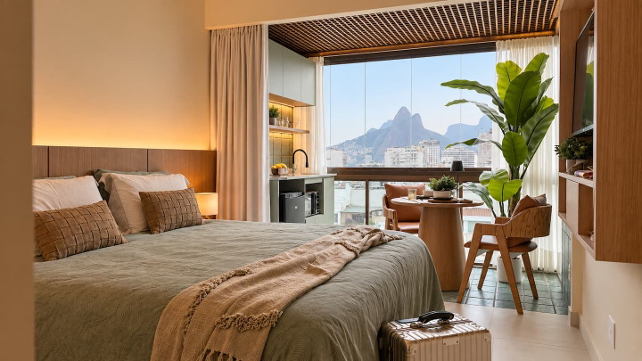 Ipanema Suite At Tiffany Aparthotel 2 Gäste - Copacabana