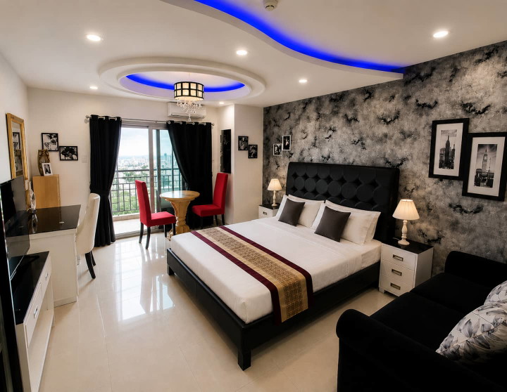 New Grand Studio At Kandi Palace 12th Floor, 55sqm - Angeles