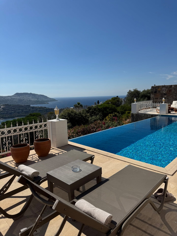 Full Sea View With Privat Pool In Kücükbük⭐️ - Gündoğan