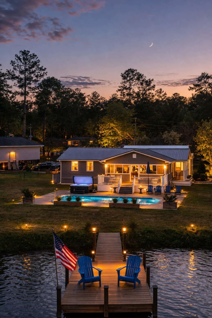 Lakeside Dreams W/pool & Spa - Lake Marion, SC