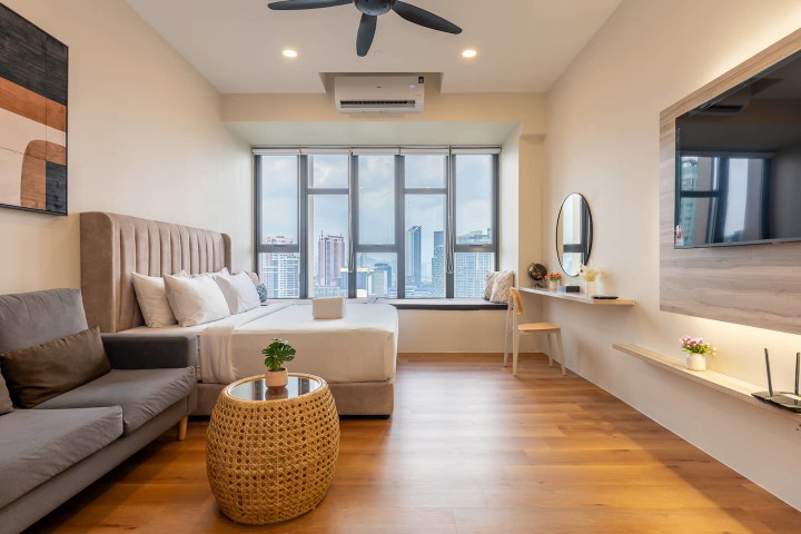 【Newly Reno】muji King Suite@lv32~spacious~nr Klcc - Bukit Bintang