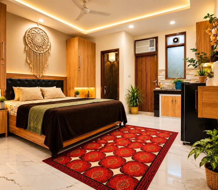 Quietnest - Cozy Modern Studio Apartment - Gurugram