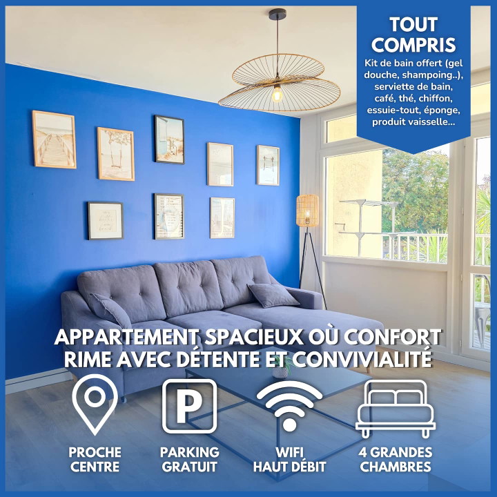 Le Lagon Moderne, Parking & Proche Centre - Langueux