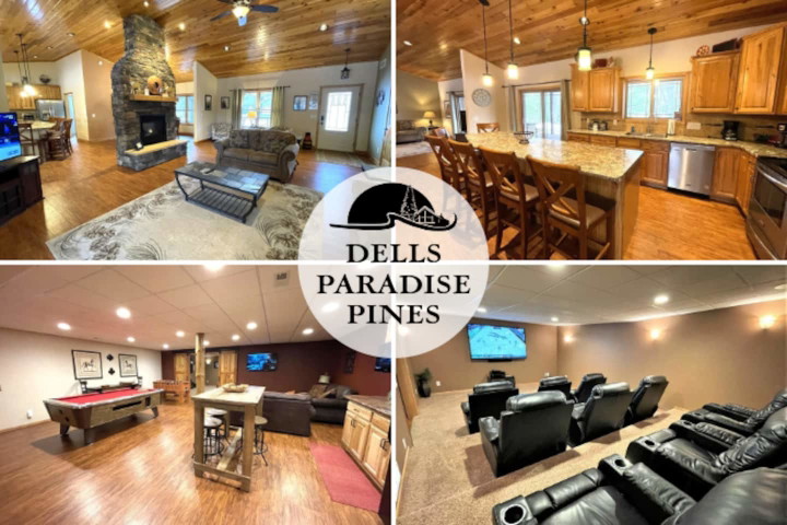 Dells Paradise Pines @ Spring Brook Resort | Lujo Seis Dormitorios En Campo De Golf - Wisconsin Dells, WI