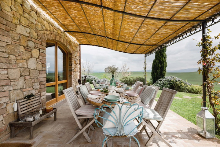 Stone Villa With A Saltwater Pool In Val D'orcia - Pienza
