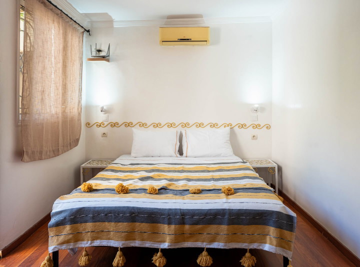 Chambre Isolée Au Rdc + Sdb +Terrasse Ensoleillée - 馬拉卡治