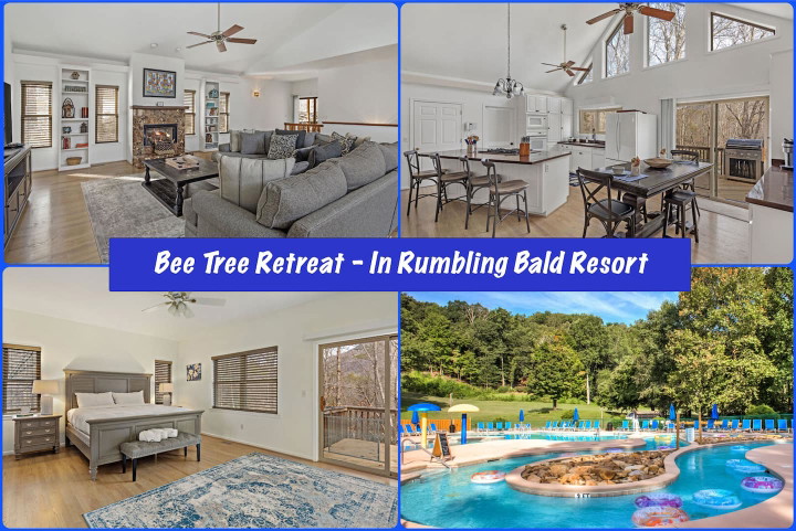 Bee Tree-resort Access, Sleeps 8, Fireplace - Lake Lure, NC