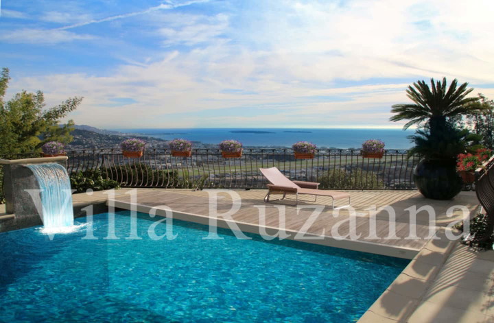 Grand Panorama Grande Piscine Cannes 15&nbsp;Min Meilleur Prix - Théoule-sur-Mer