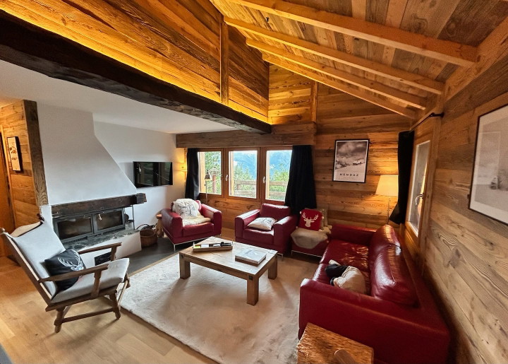 Chalet De Charme Avec Vue Panoramique - Nendaz