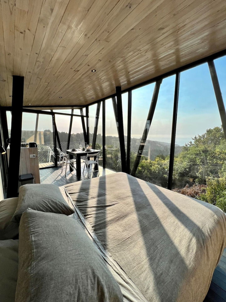 Forest Cabin, Incredible Views, Hot Tub, Starlink - Cobquecura