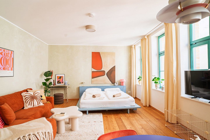 Calm Design Apartment In The Dynamic West - Leipzig