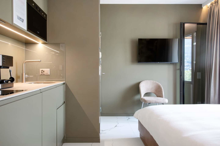 Studio Mini, Balcony, Kitchenette - Lugano