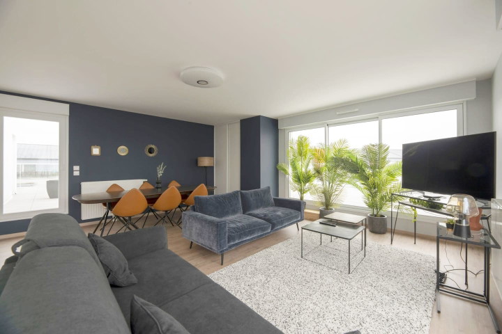 Beautiful Apartment With Terrace In Cesson-sévigné - Rennes