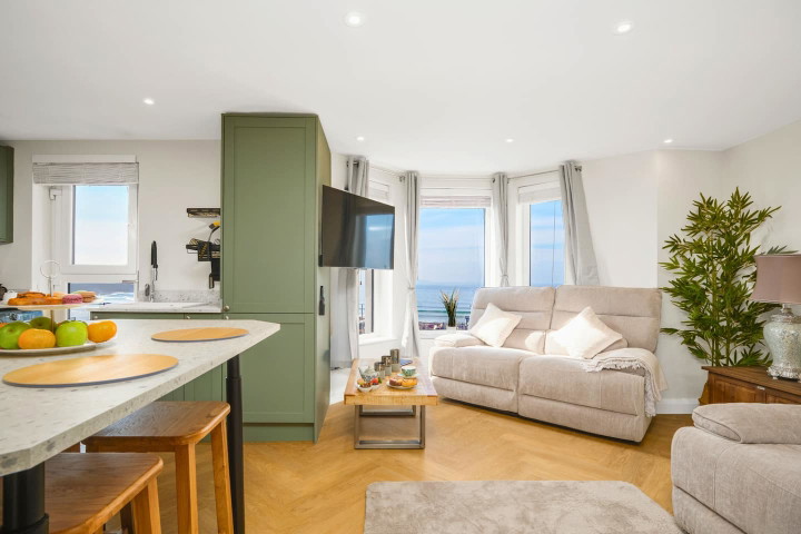 Penthouse De Luxe Avec Vue Sur La Mer à Portrush Capacité D'hébergement De 7 Personnes - Écosse