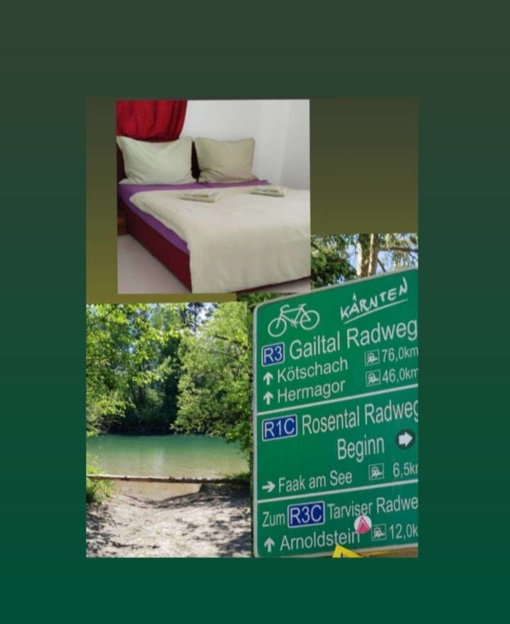 Bike&bed "Alpeadria Radweg"in Müllnern An Der Gail - Villach